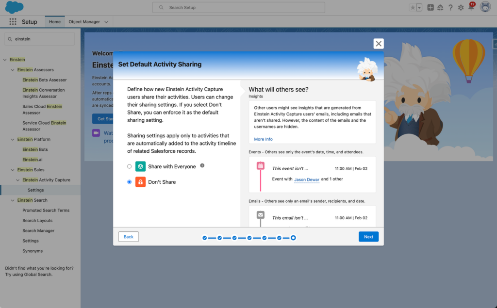 Set Up Einstein Activity Capture Guide - Match My Email